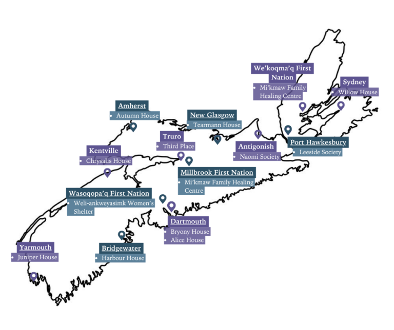 Our Members - Transition House Association of Nova Scotia